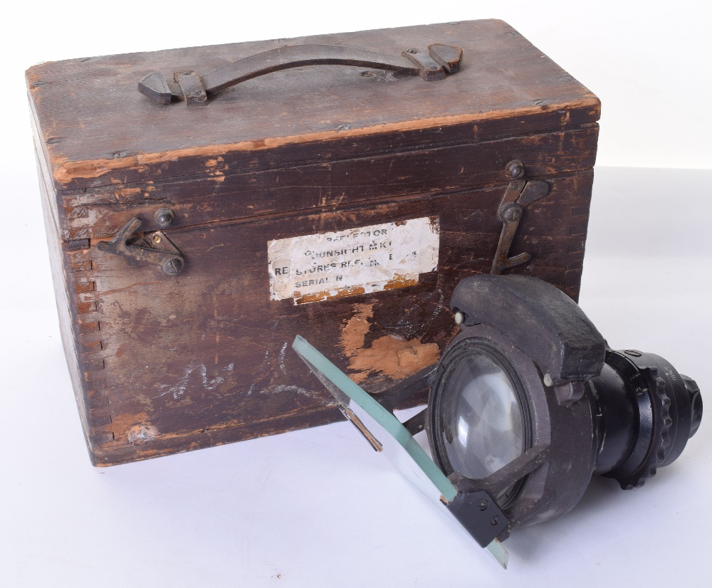 WW2 Royal Air Force Spitfire / Hurricane MkII Reflector Gun Sight ...