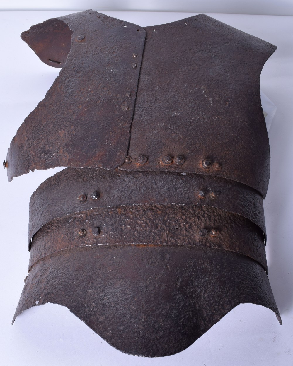 Very Rare WW1 Russian Body Armour, large central body shield made from ...