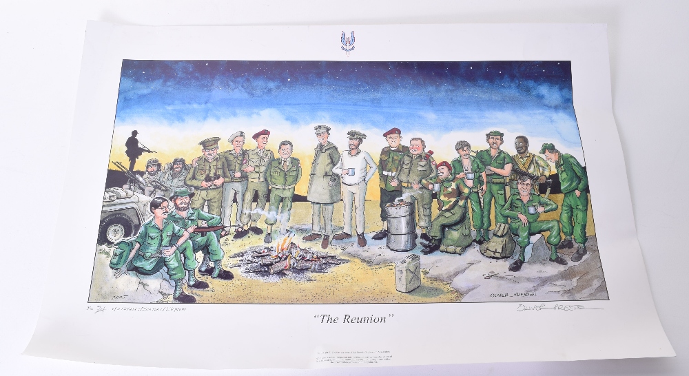 Selection of Modern Prints and Pictures of SAS Interest consisting of ...