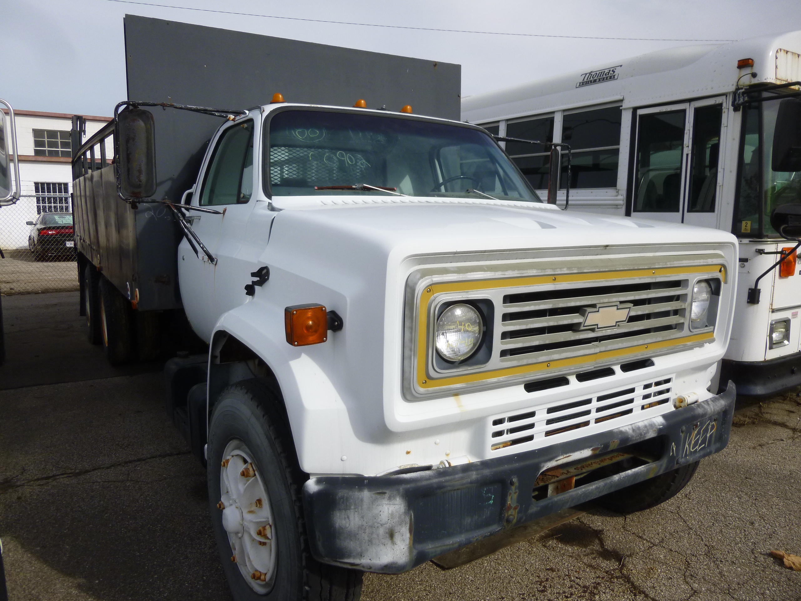Chevy C70 Diesel Powered Flatbed Truck, 230 Horsepower Detroit Diesel 8 ...