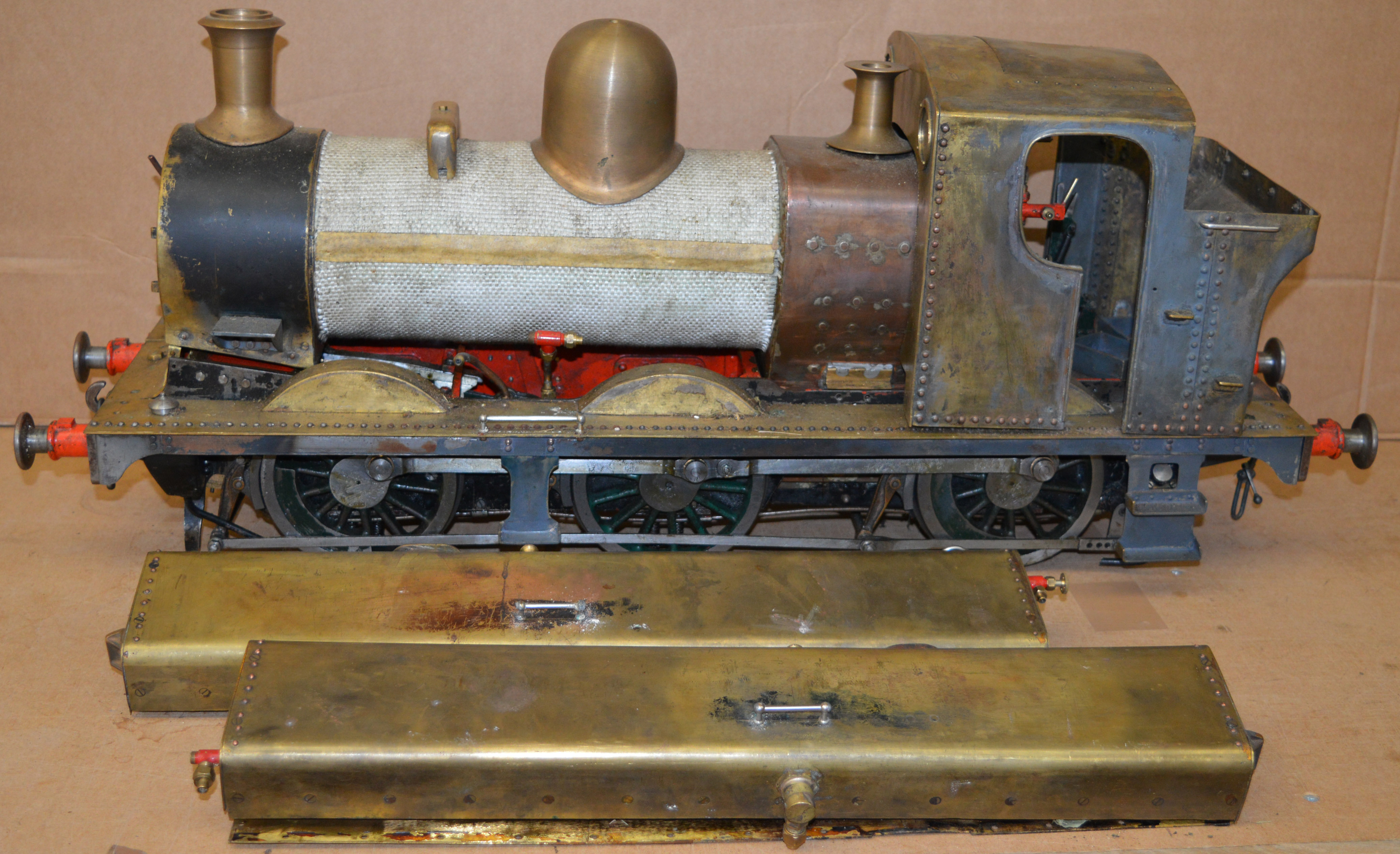 Live Steam. 5 inch gauge. 57xx pannier tank locomotive. Built to the ...