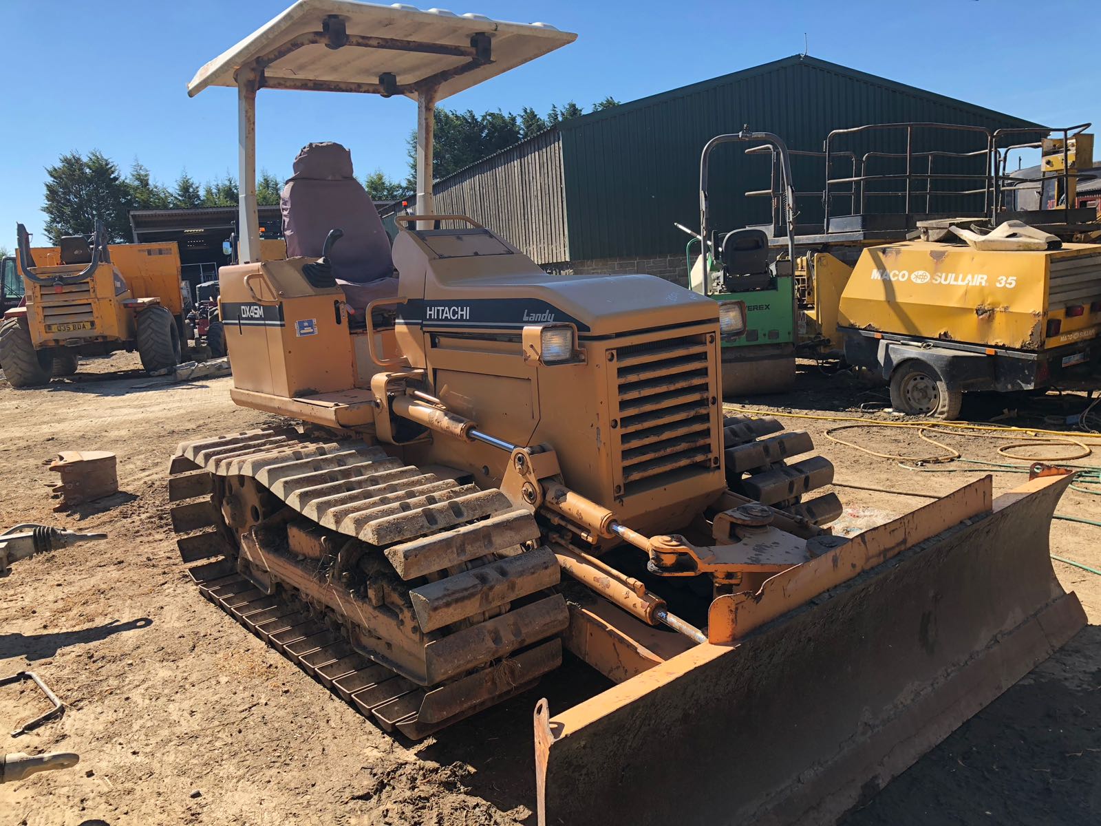 DS - HITACHI DX45M-C LANDY TRACKED CRAWLER TRACTOR DOZER *PLUS VAT ...