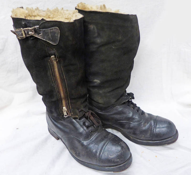 WW2 RAF 1943 ESCAPE BOOTS