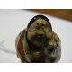 A Japanese Pottery Netsuke: Meiji period In the shape of a standing ...