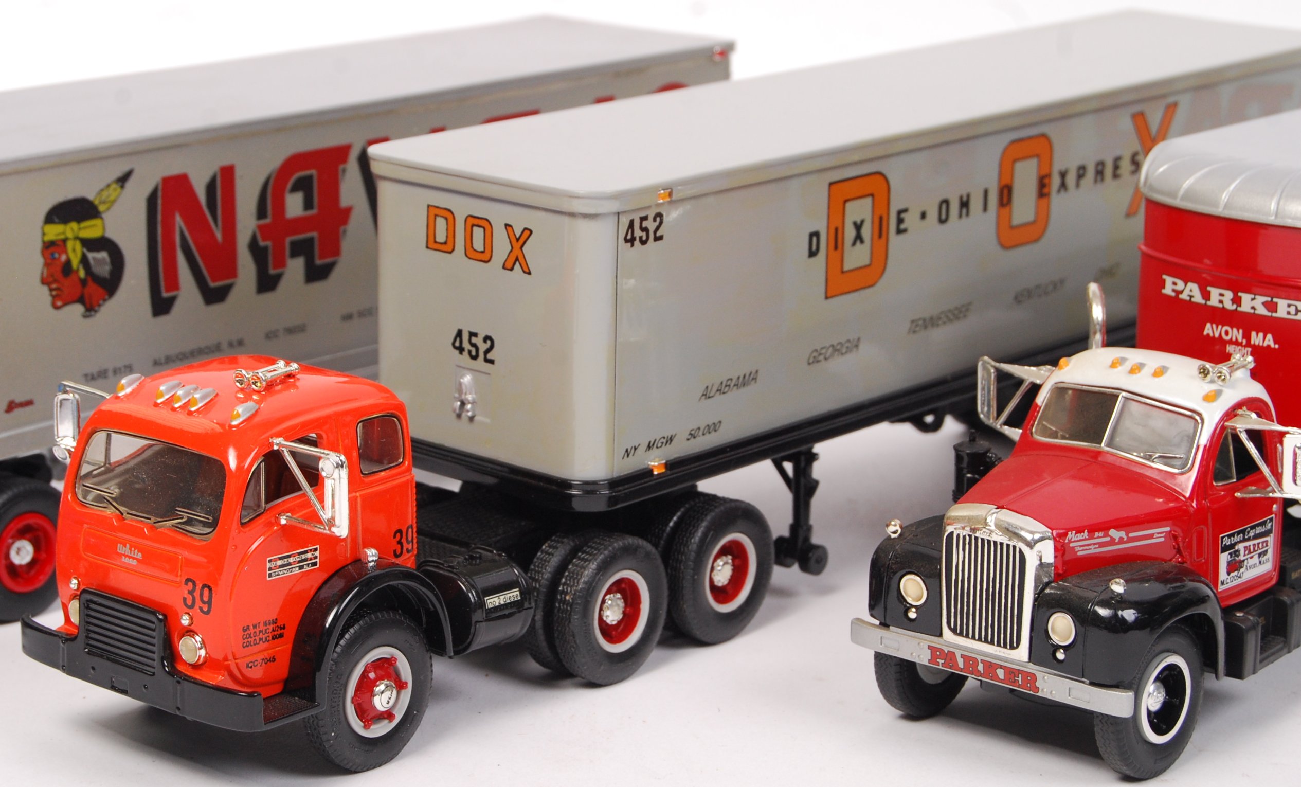 A collection of 5x American made First Gear 1:34 scale precision ...