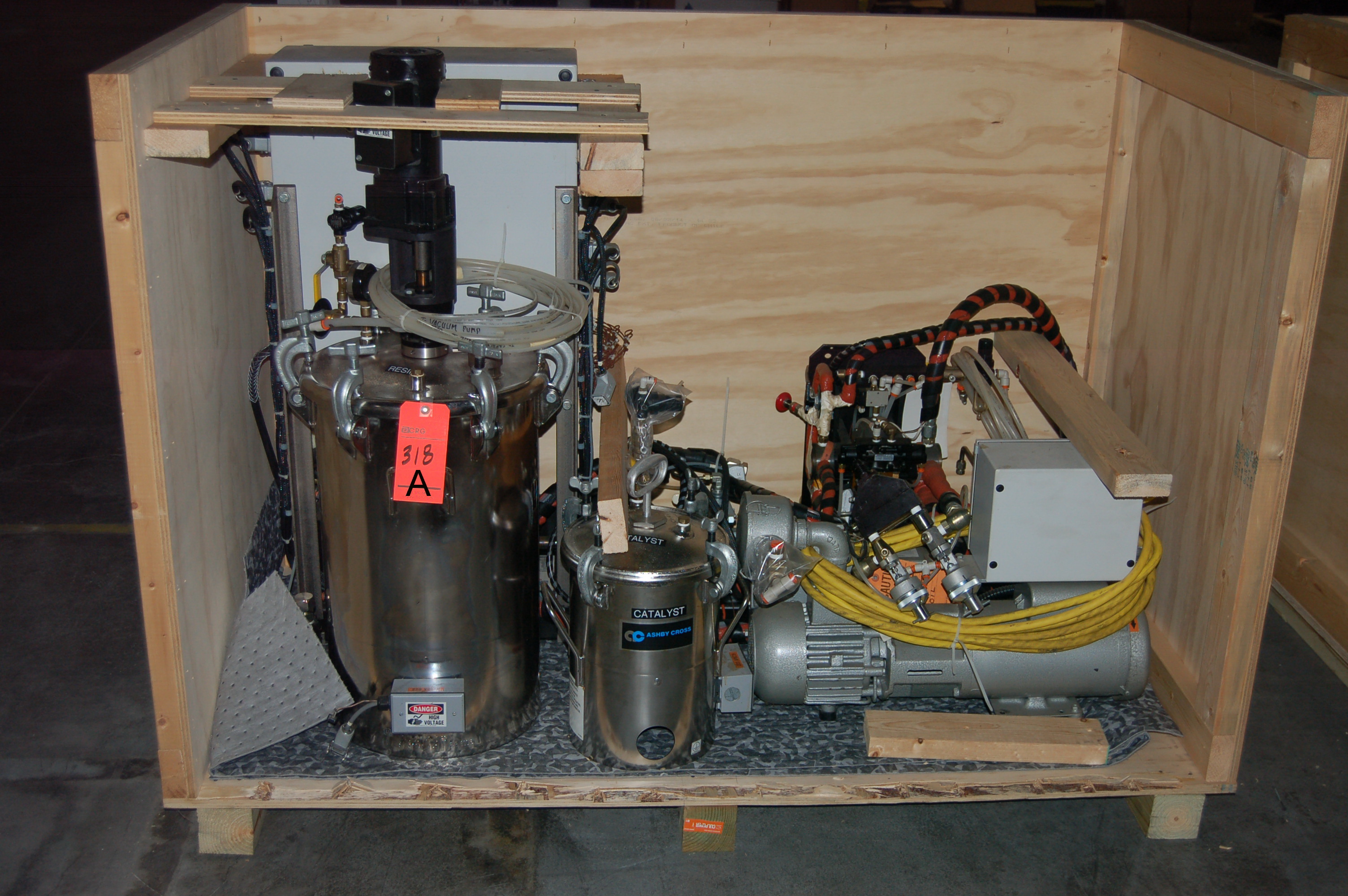 Ashby-Cross two-component metering, mixing, and vacuum potting system ...