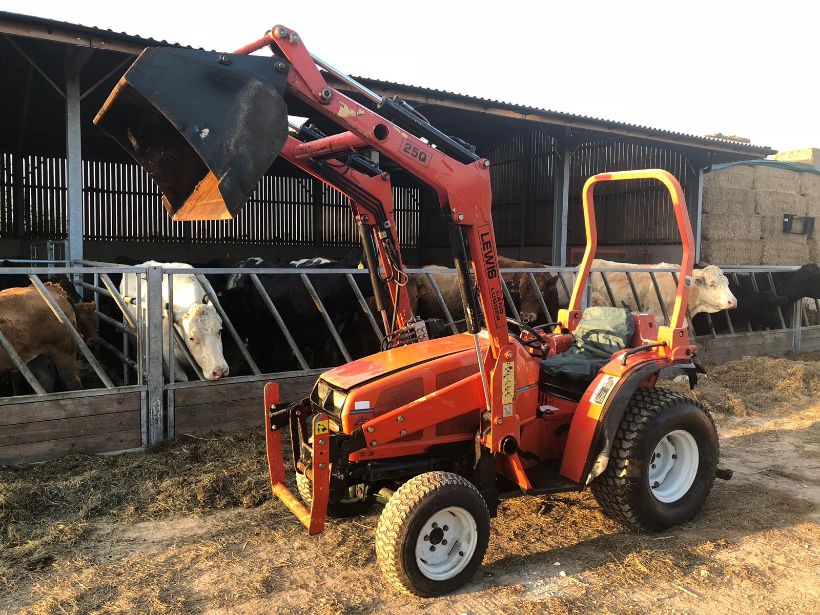 DS - GOLDONI COMPACT TRACTOR WITH LEWIS FRONT LOADER *PLUS VAT* SHOWING ...
