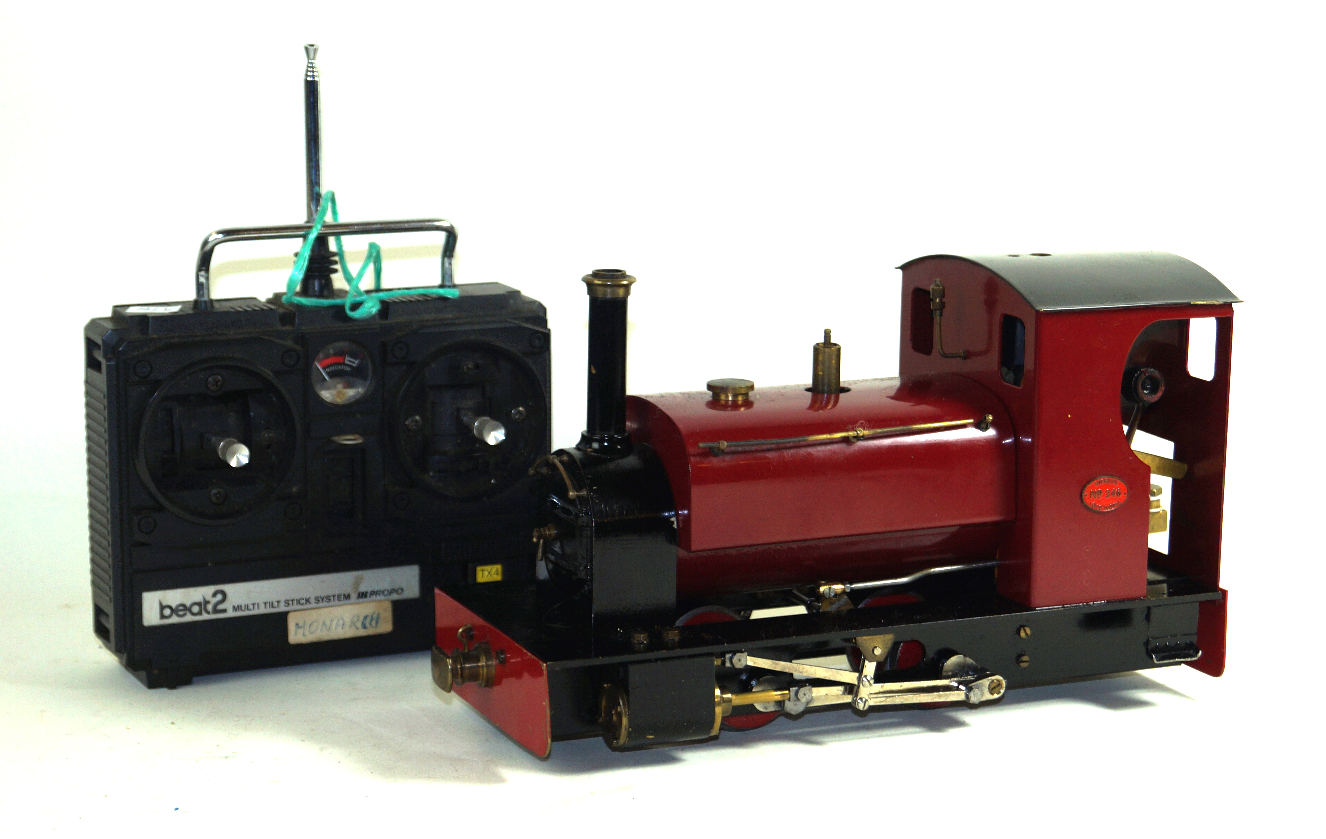 A Merlin '0' gauge narrow gauge live steam side tank locomotive No.346 ...