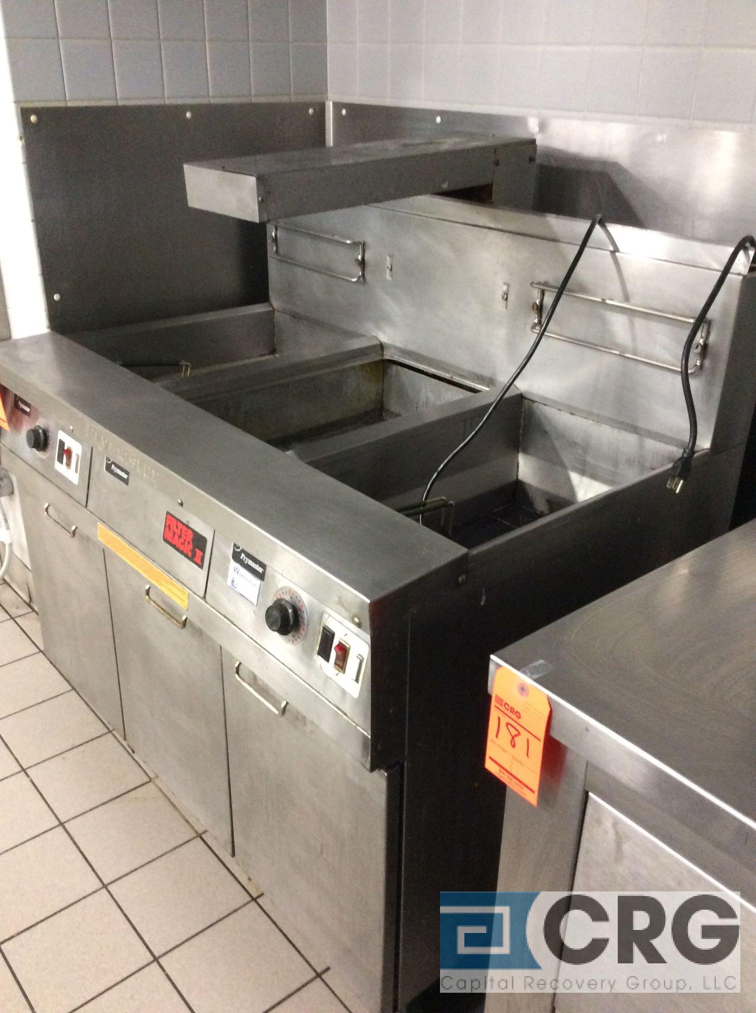 Frymaster 2-unit, stainless steel, gas fryolator, m/n FM245ESE, with ...