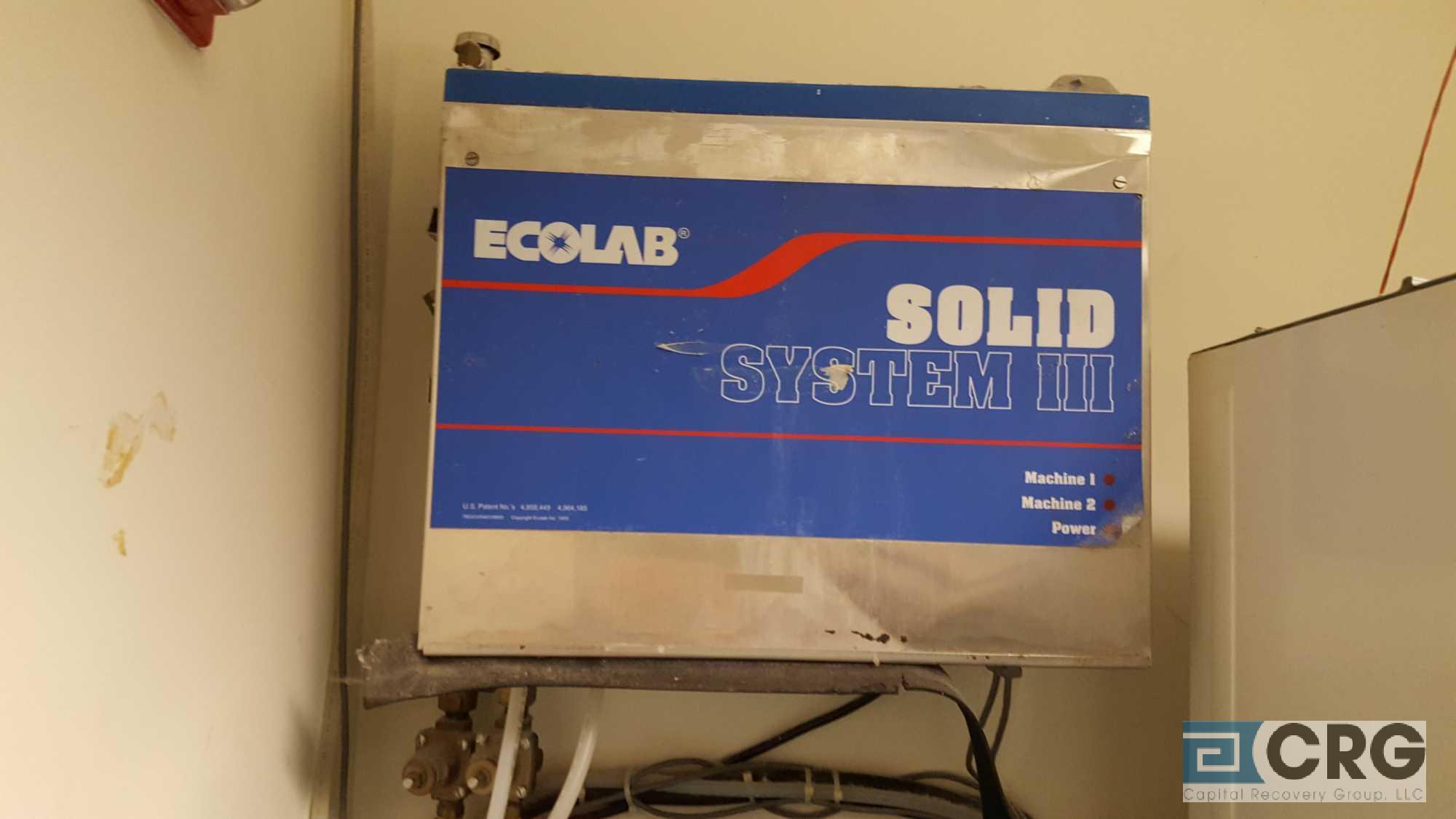 Ecolab system III detergent dispenser system with (2) cases of ...