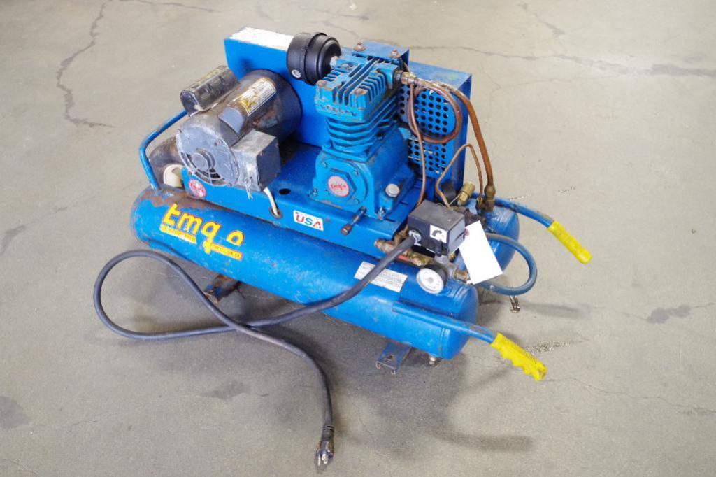 EMGLO 8-Gallon, 120V, Wheelbarrow Air Compressor, M/N K15A-8P ...