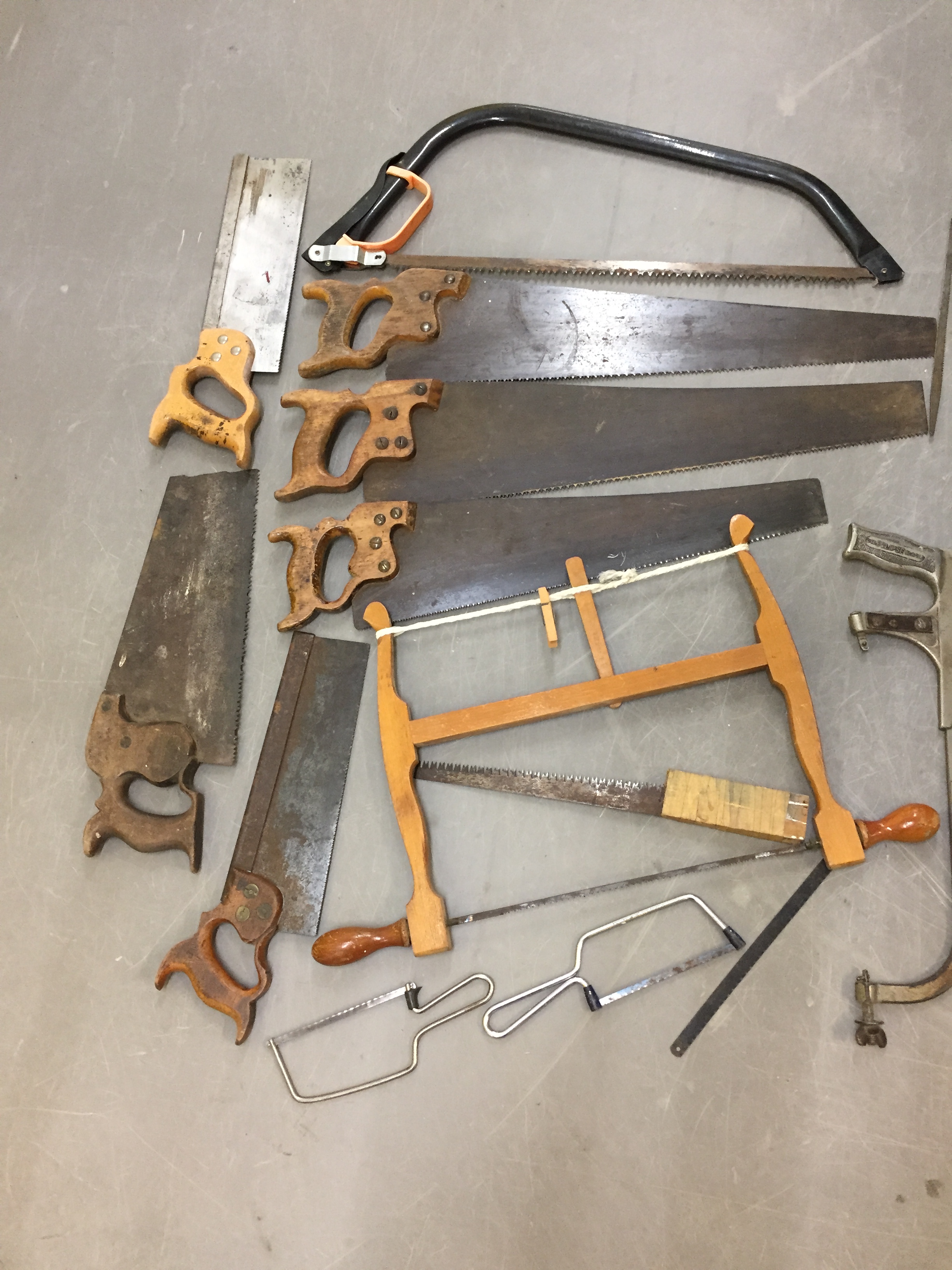 Collection of saws