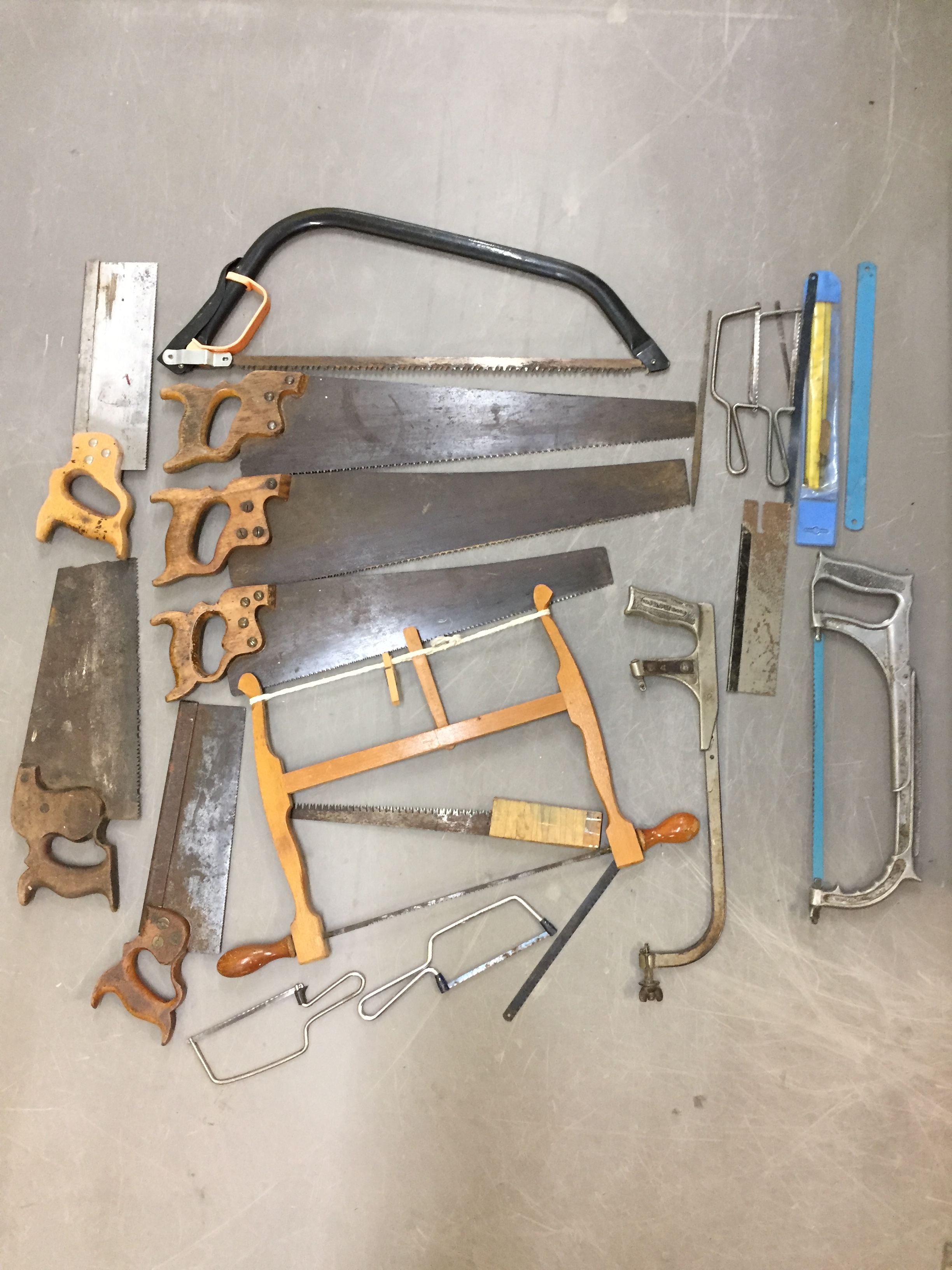 Collection of saws
