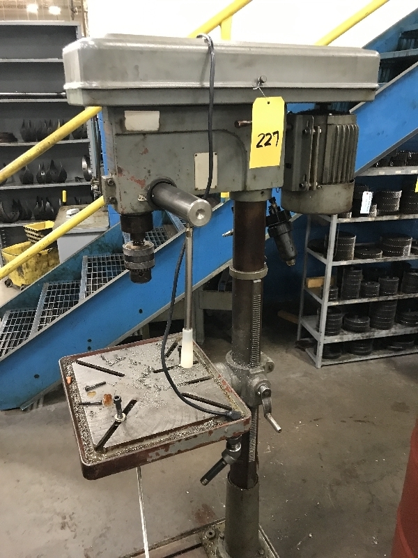 Orbit Machine Tools 12-Speed Pedestal Drill Press with Table, Model OR ...