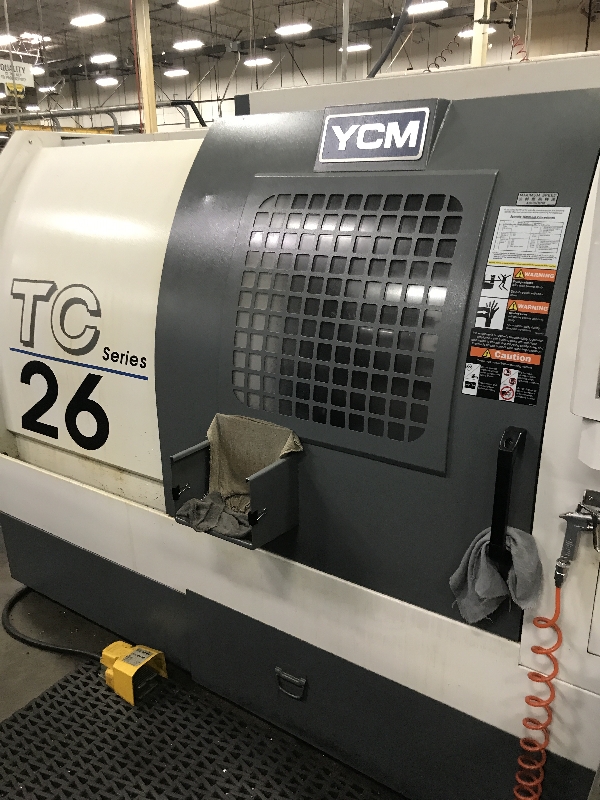 YMC TC-26 CNC Lathe, Model: TC-26, S/N: 0306, Mfg. (2011.10), w/ YCM ...