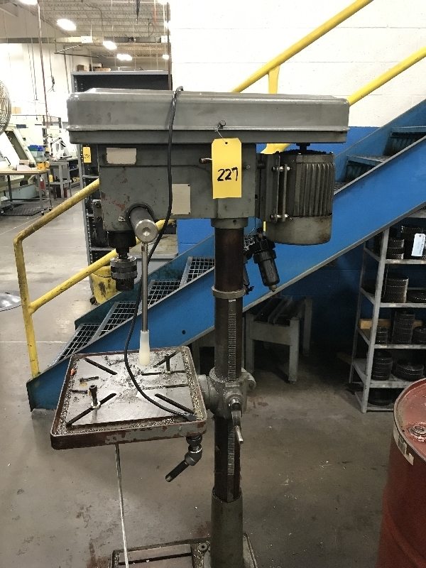 Orbit Machine Tools 12-Speed Pedestal Drill Press with Table, Model OR ...