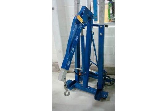 Blue Point YA778 Engine Hoist 2 Ton folding hydraulic engine hoist ...