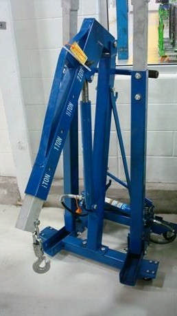 Blue Point YA778 Engine Hoist 2 Ton folding hydraulic engine hoist ...