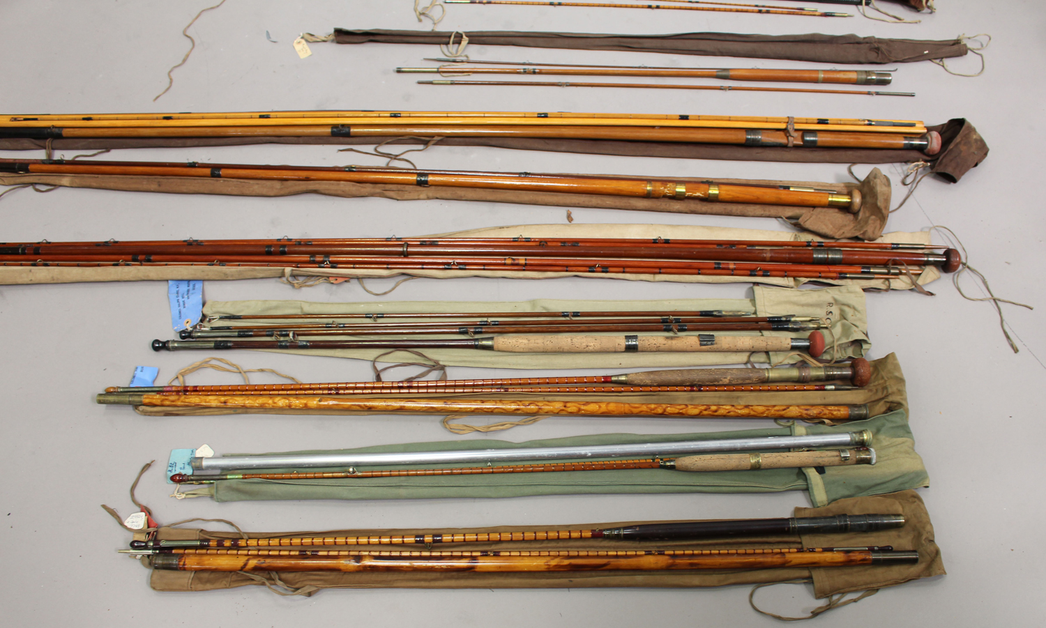 A collection of mainly 19th and early 20th century salmon, fly and ...