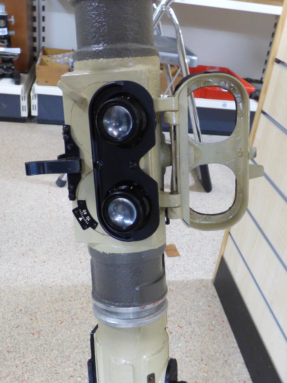 WW2 GERMAN MILITARY RANGE FINDER WITH CASE 1943