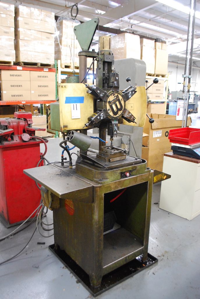 BURGMASTER HOUDAILLE 6-SPINDLE TURRET TYPE MILLING & DRILLING MACHINE ...