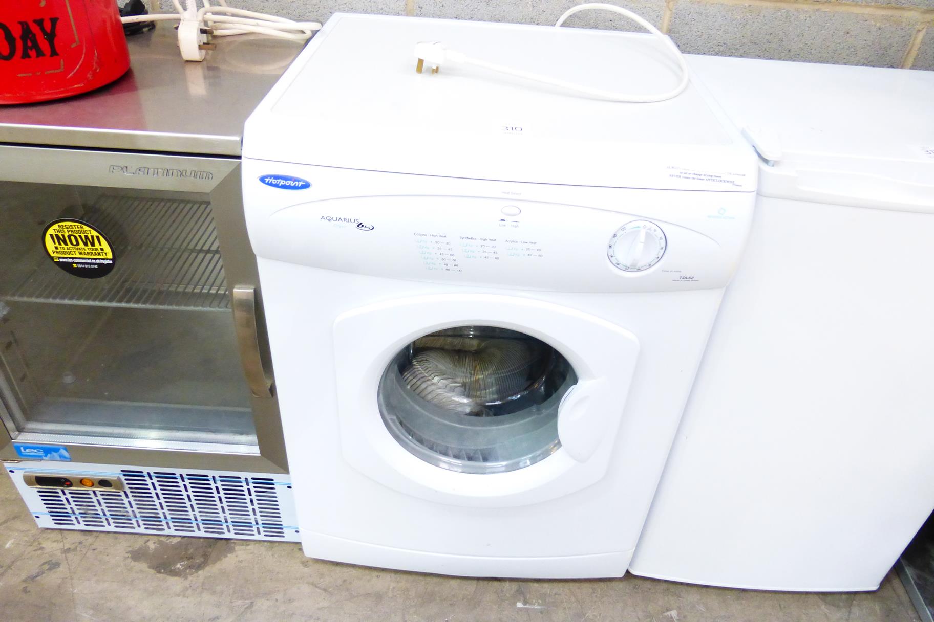A Hotpoint Aquarius TDL52 6KG Dryer