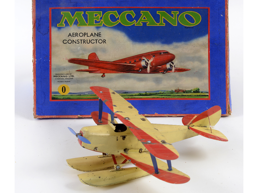 A Meccano Aeroplane Constructor Kit No 0, boxed See illustration