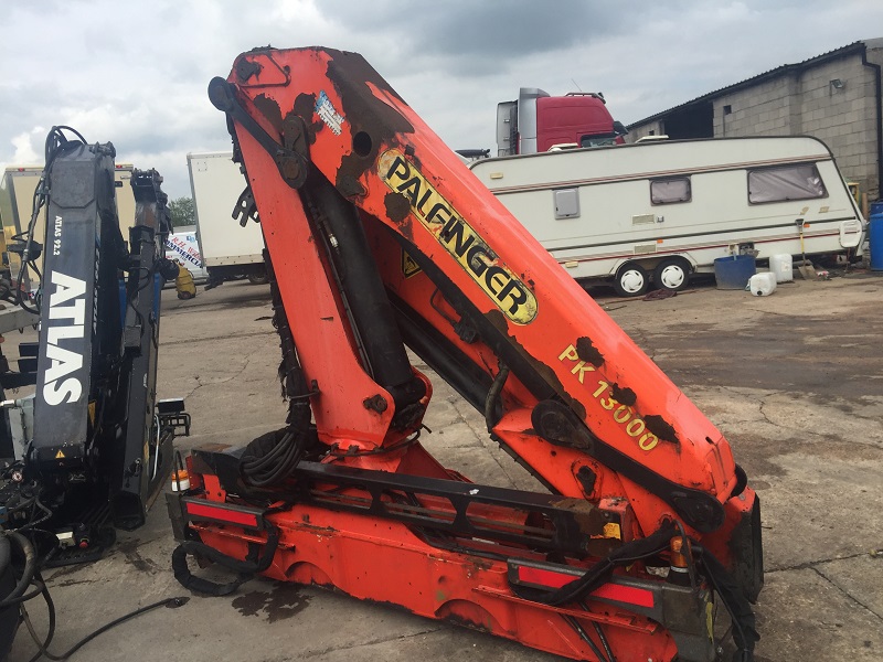 Palfinger Crane PK 13000 Year: 2001 Red. Double Extender Appraisal ...