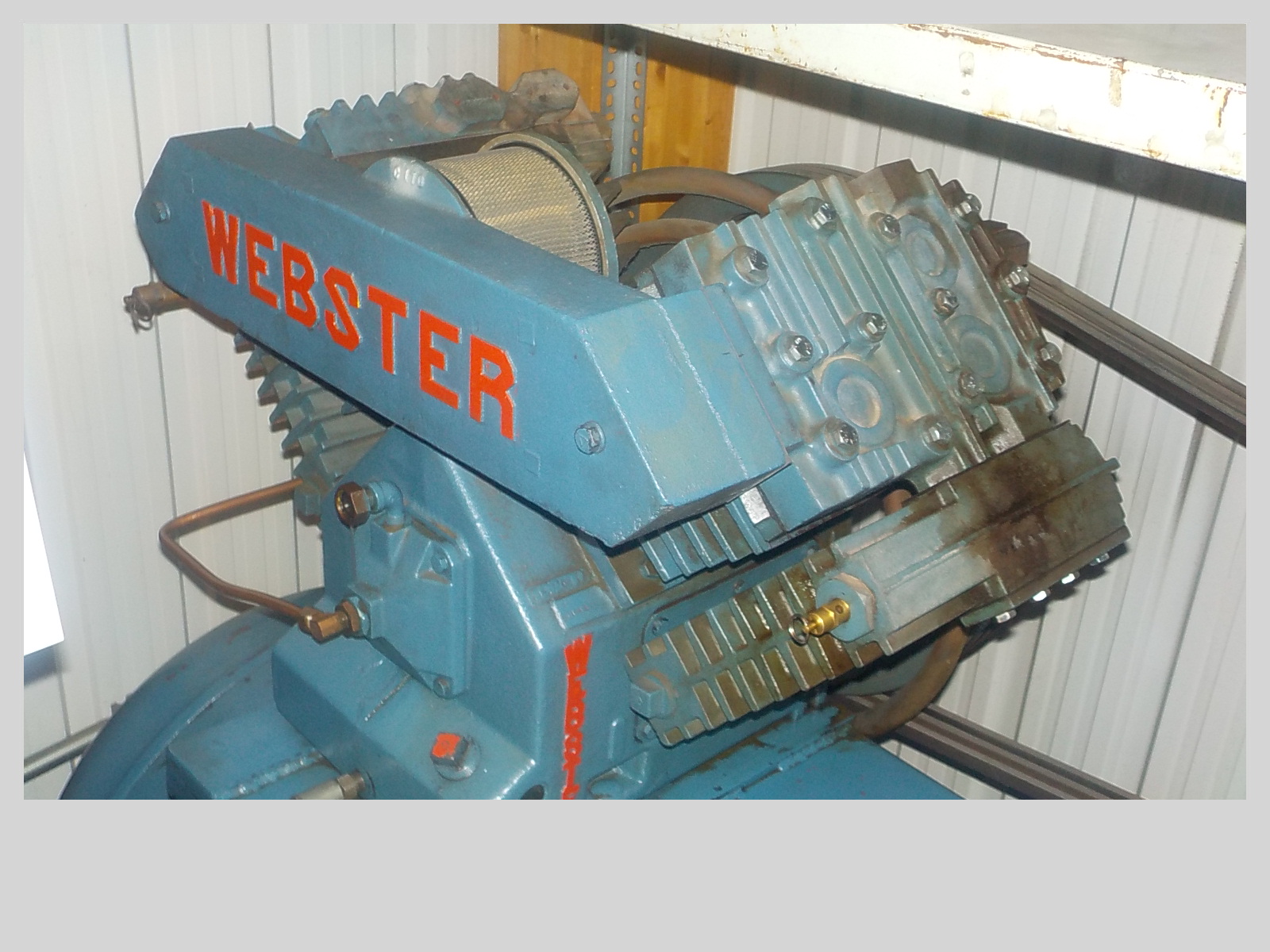 WEBSTER AIR COMPRESSOR, 15-HP