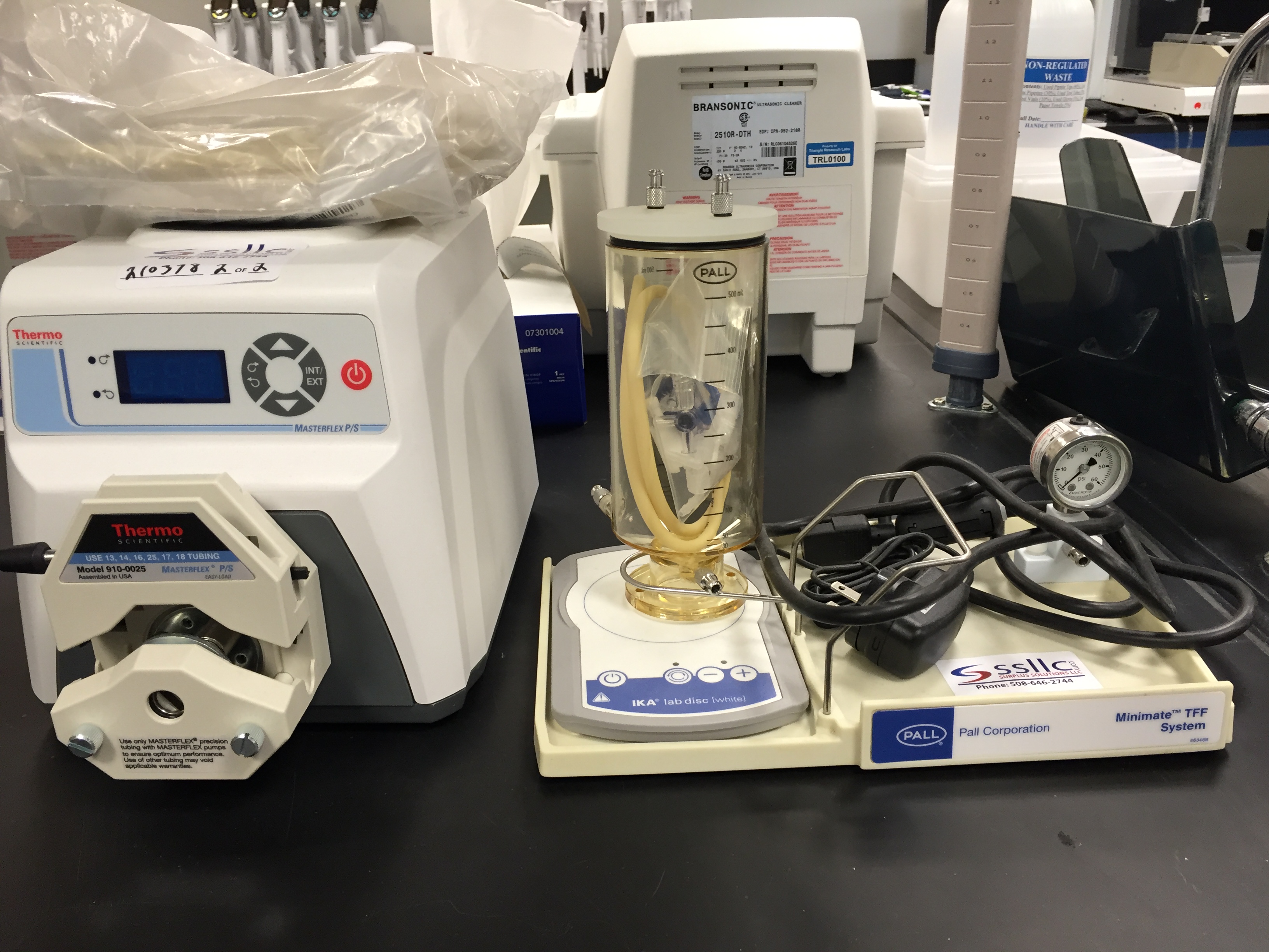 Pall Minimate TFF System, Includes a 500mL Vessel Includes a Thermo ...