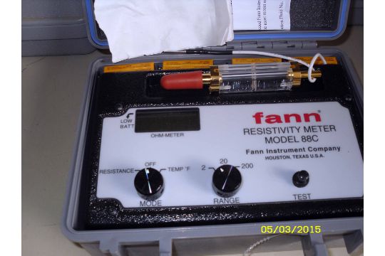 RESISTIVITY METER, FANN MDL. 88C LOCATED IN WILLISTON, ND