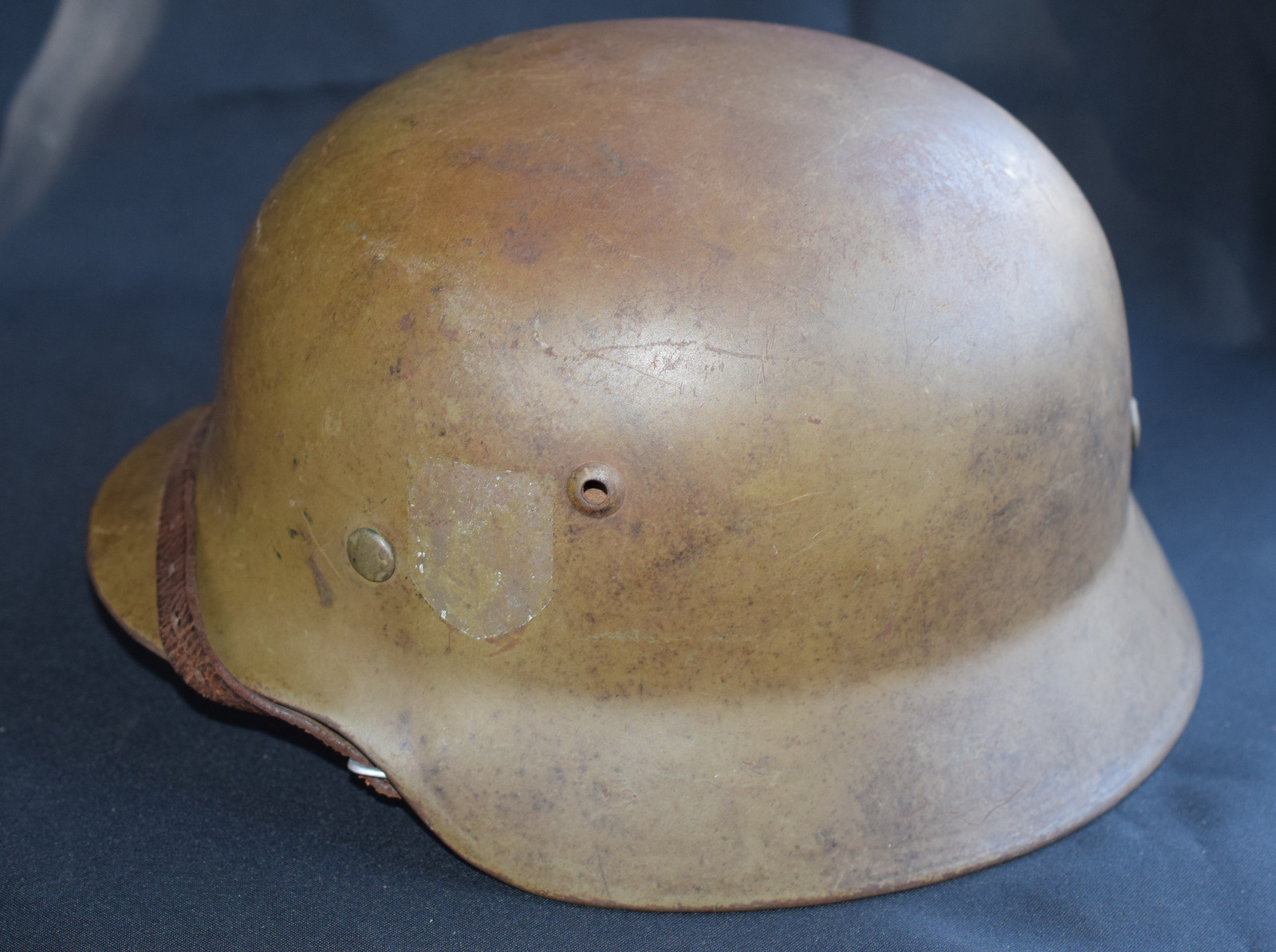 Circa WW2 German M42 Helmet German M42 helmet, did have double decals ...