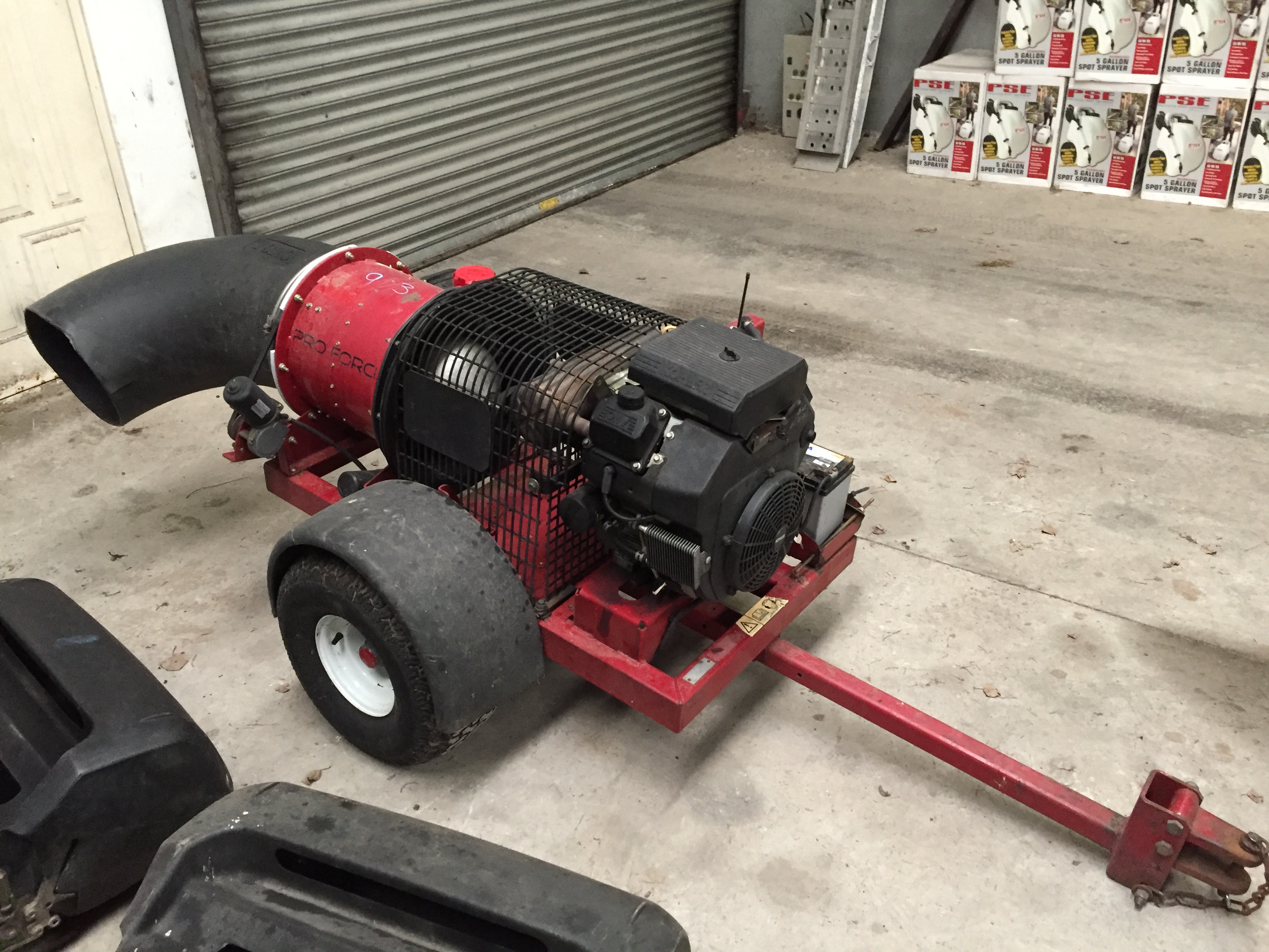 Toro Proforce Trailerd Petrol Blower c/w Remote Control 794Hrs SN ...