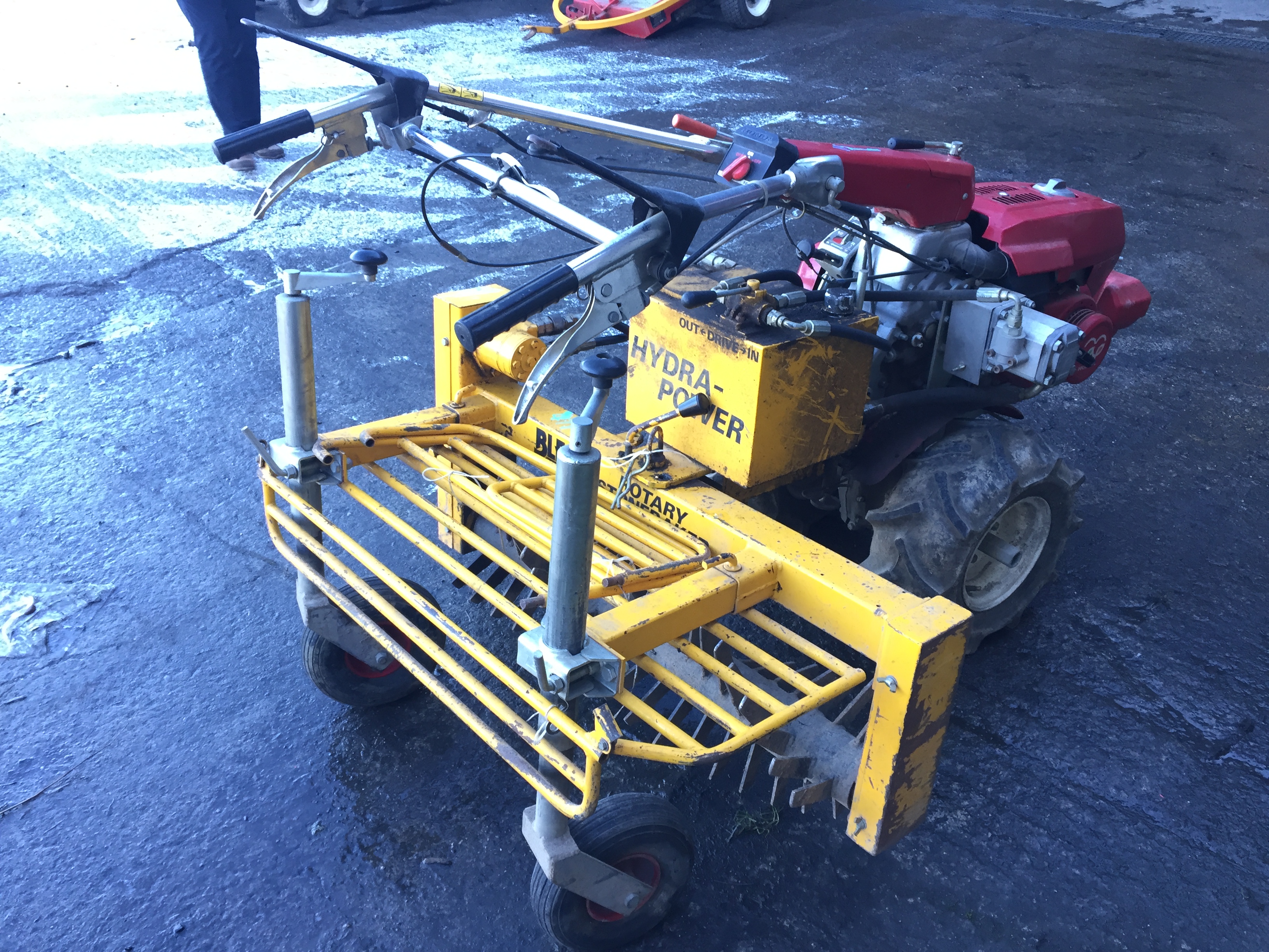 Honda F660 c/w Blec Rotary Stone Rake COLLECTION FROM CO.GALWAY, VAT ...