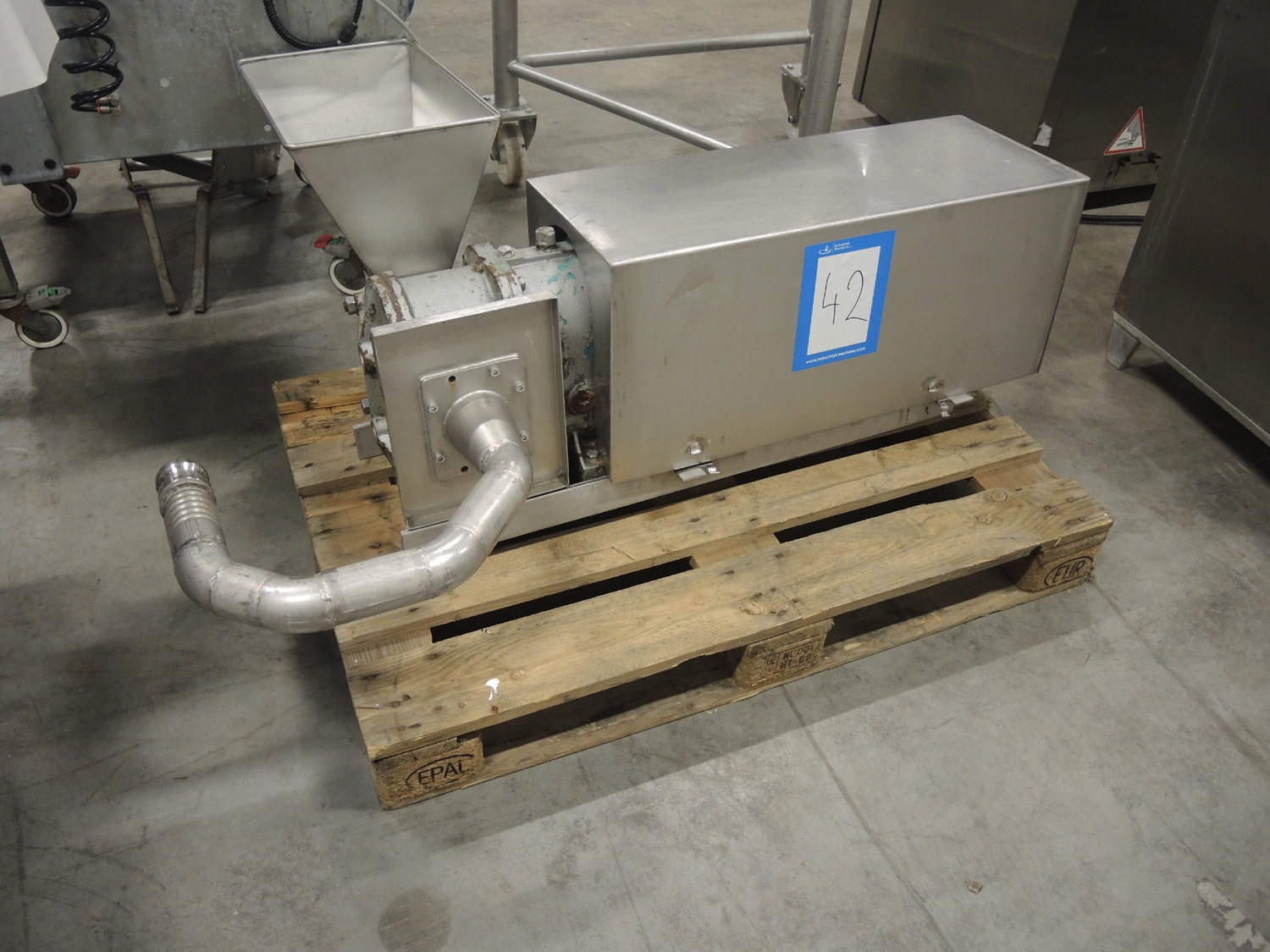 Borger GmbH rotary lobe pump, type: PL 200, number: 202841 1.3, year of ...