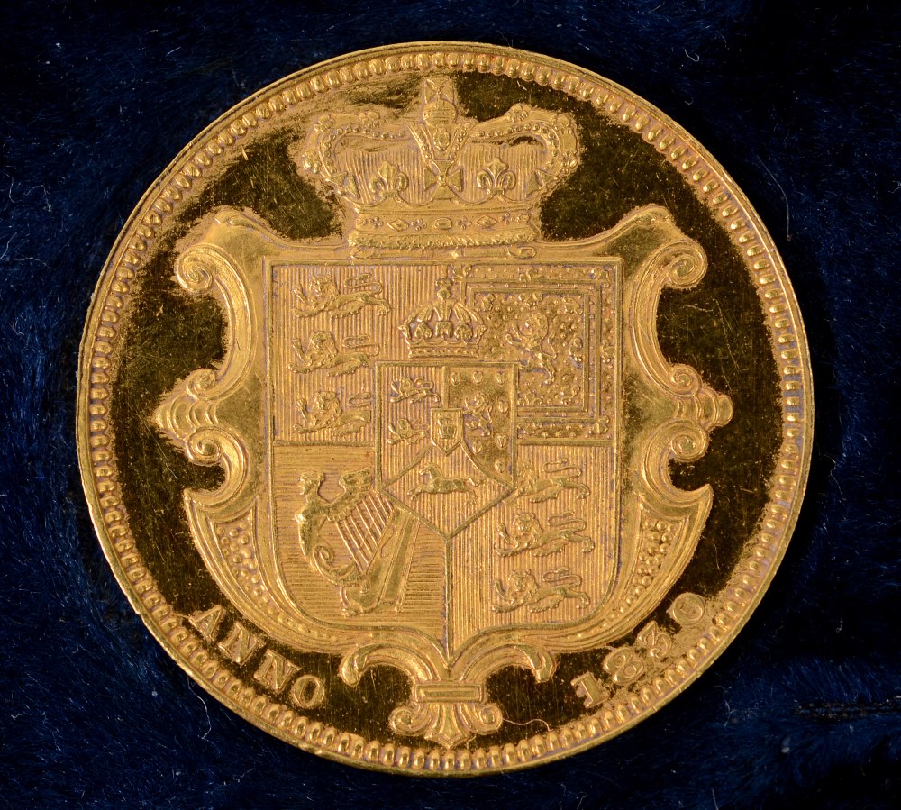 A WILLIAM 1111 1831 PROOF SET OF 14 COINS. In the original case with £2 ...