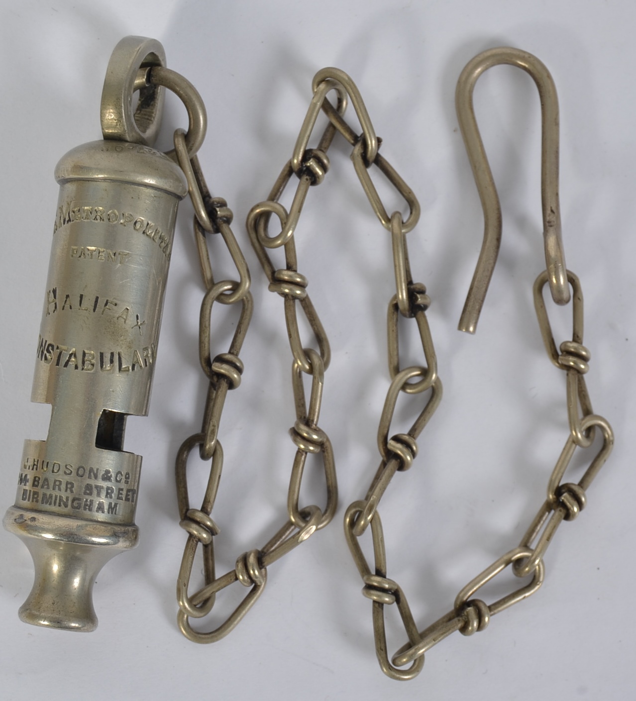 POLICE WHISTLE: An original Victorian / early 20th century Police ...