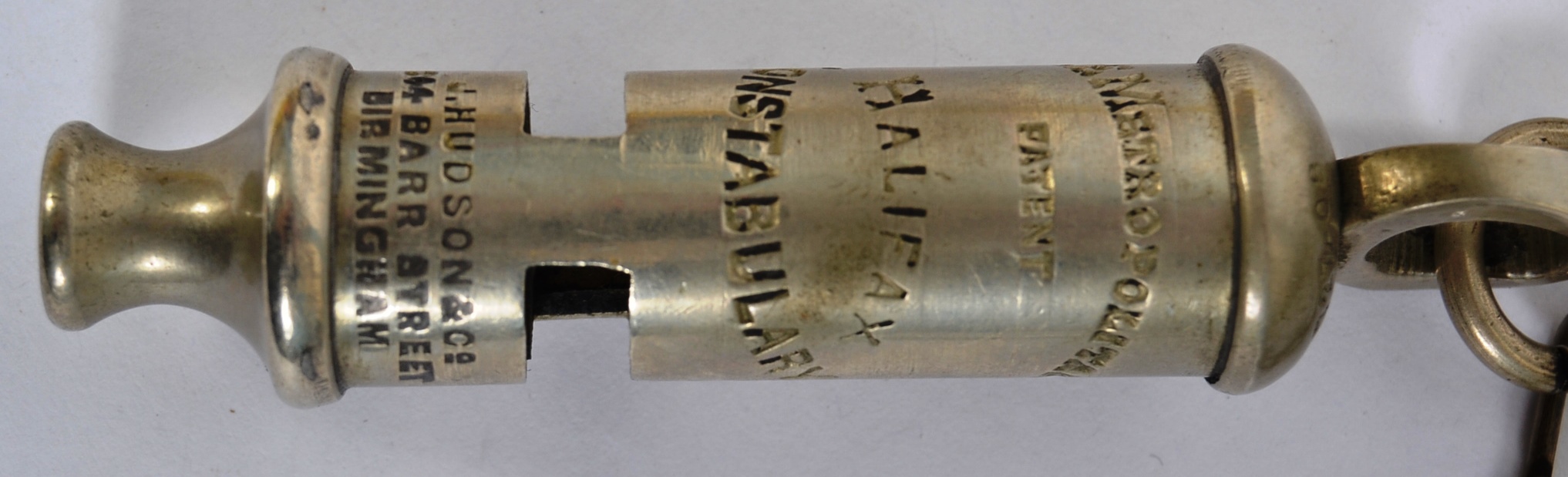 POLICE WHISTLE: An original Victorian / early 20th century Police ...