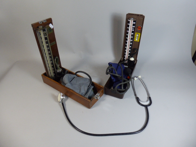 Two Vintage Blood Pressure Measuring Machines by Accoson and Britometer