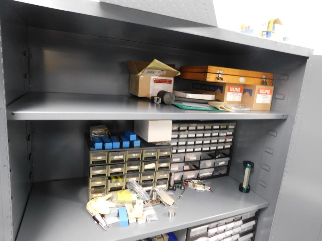 Steel Cabinet w/Misc. Inspection Supplies