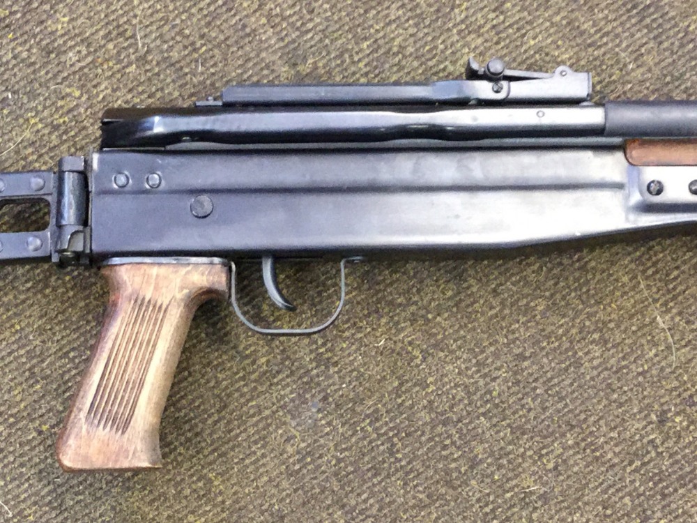 A Chinese made air rifle with side lever action. (35in)