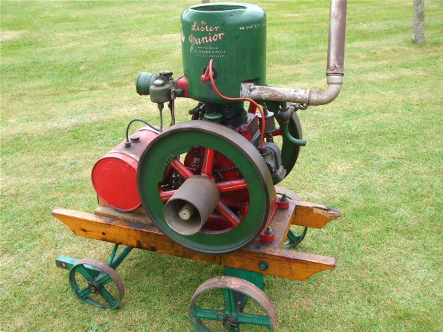Lister Junior A344 3hp twin flywheel, hopper cooled stationary engine ...