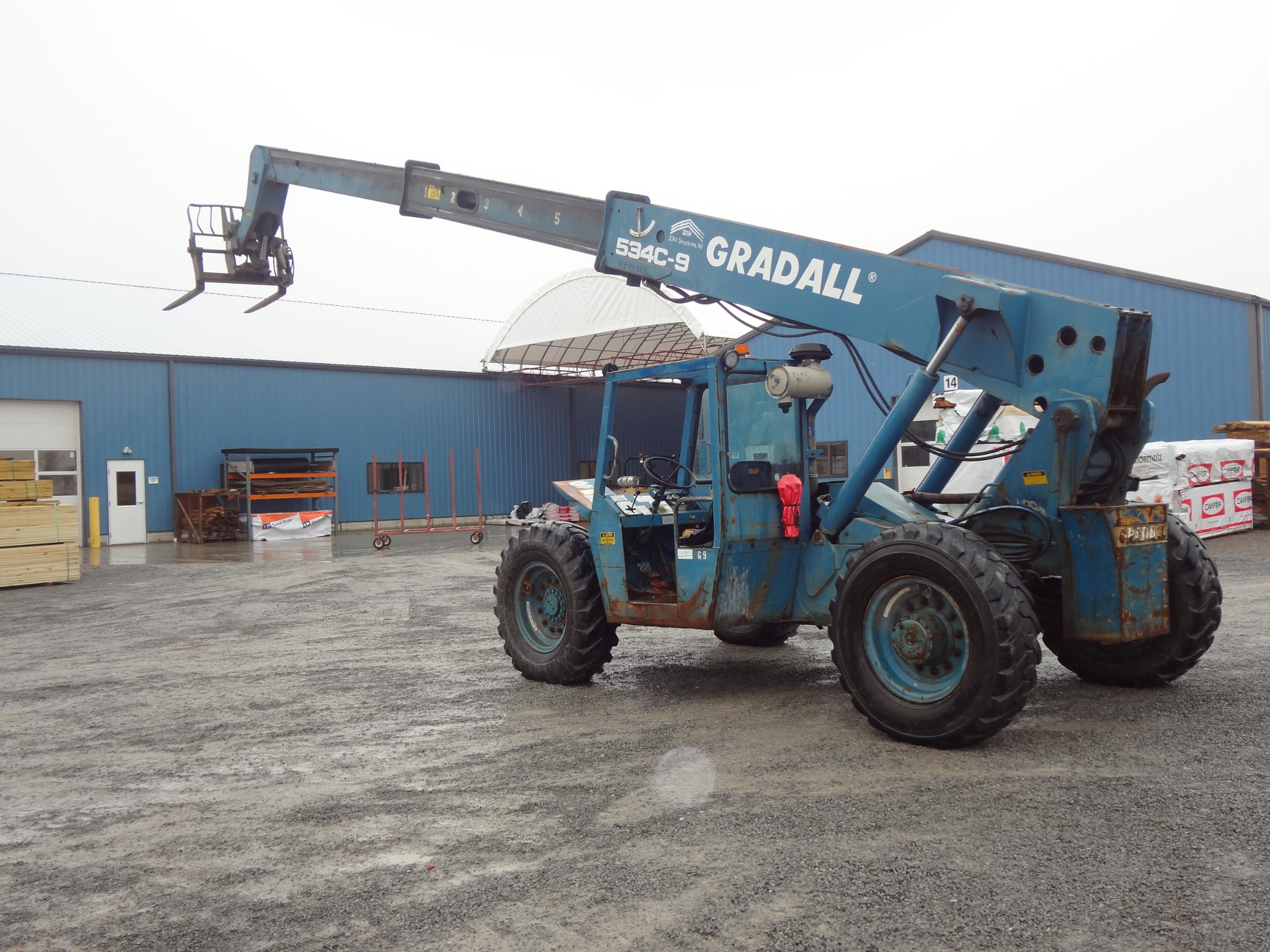 Gradall 534C-9 Boom Lift, 9000 lb. w/40' Boom, Serial Number 0344499