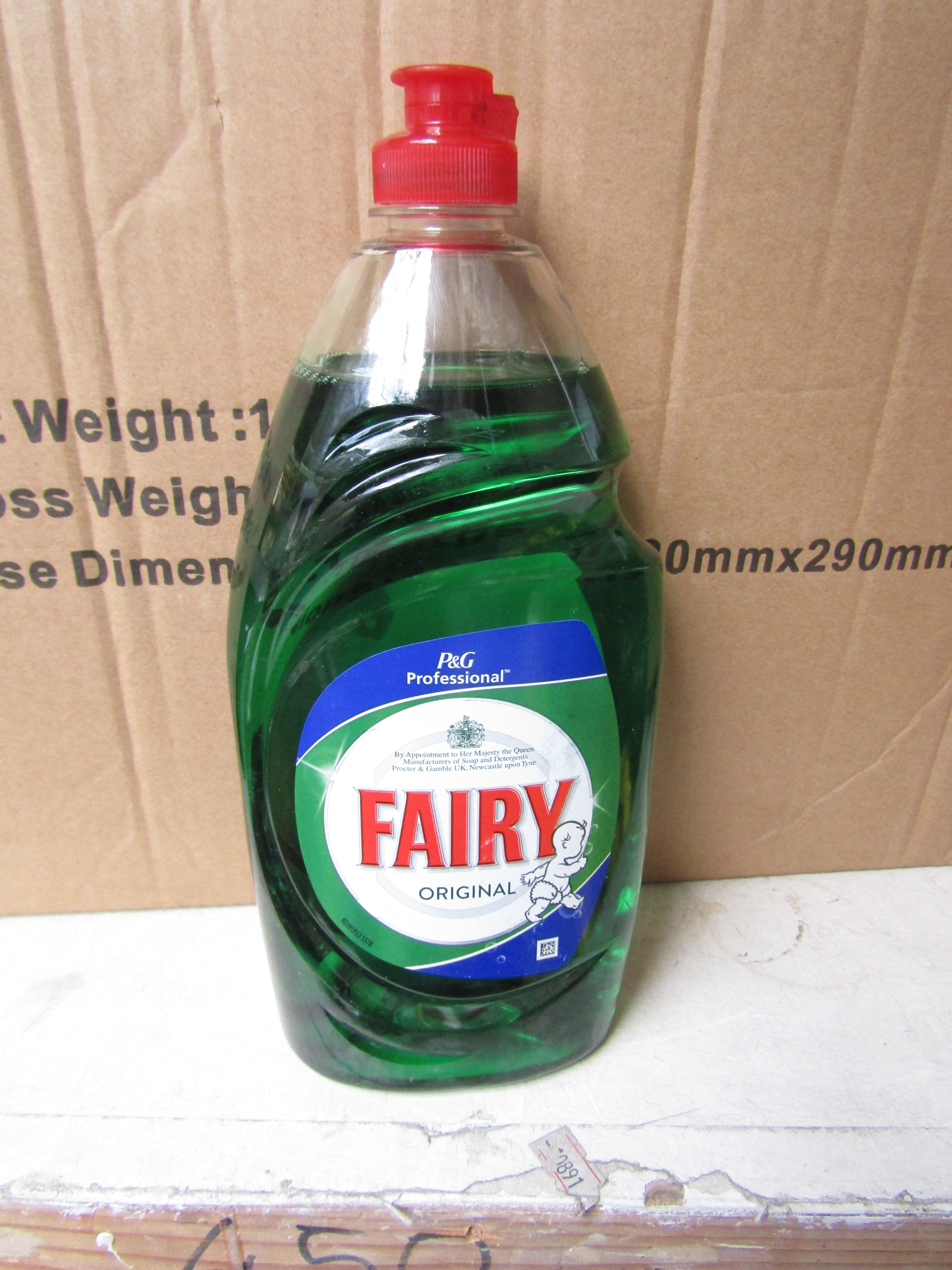 5x 900ml bottles of Fairy Original washing up liquid.