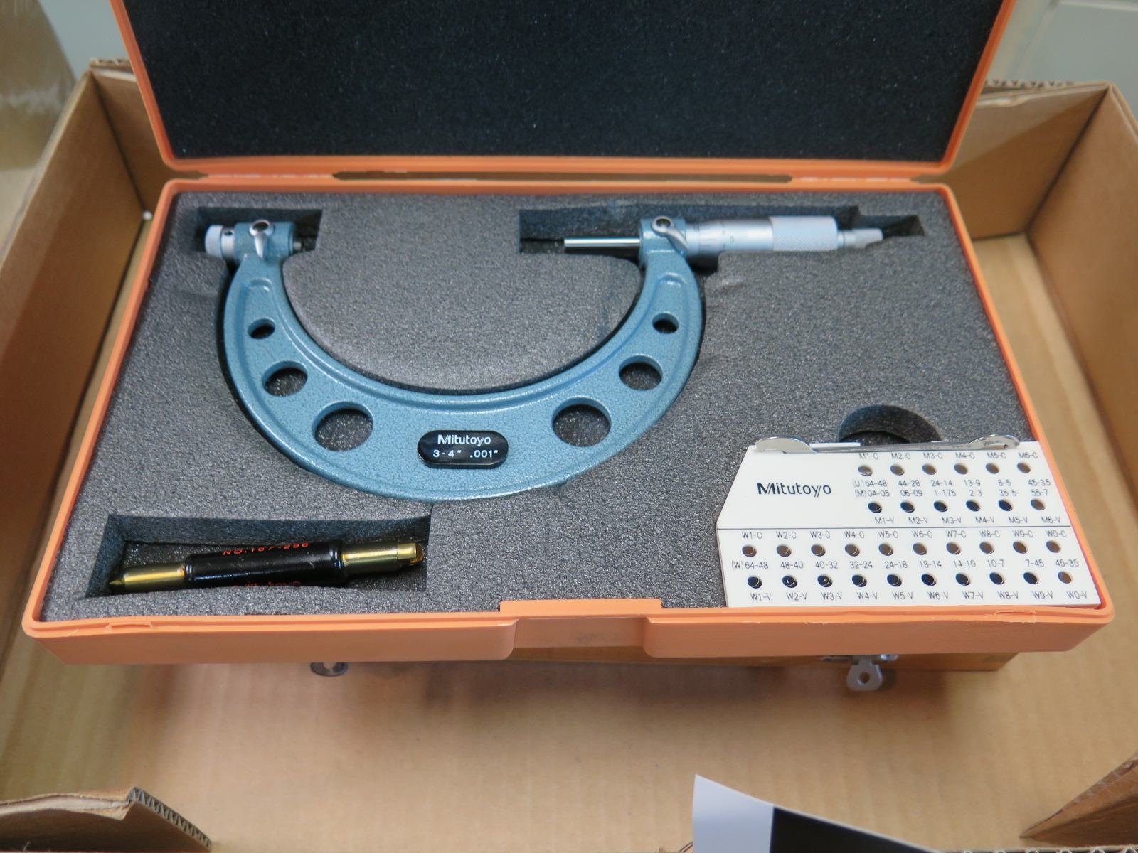 Mitutoyo 3"-4" Thread Pitch Mic, 1"-2" Indicating OD Mic, 1"-3" Mic Set ...