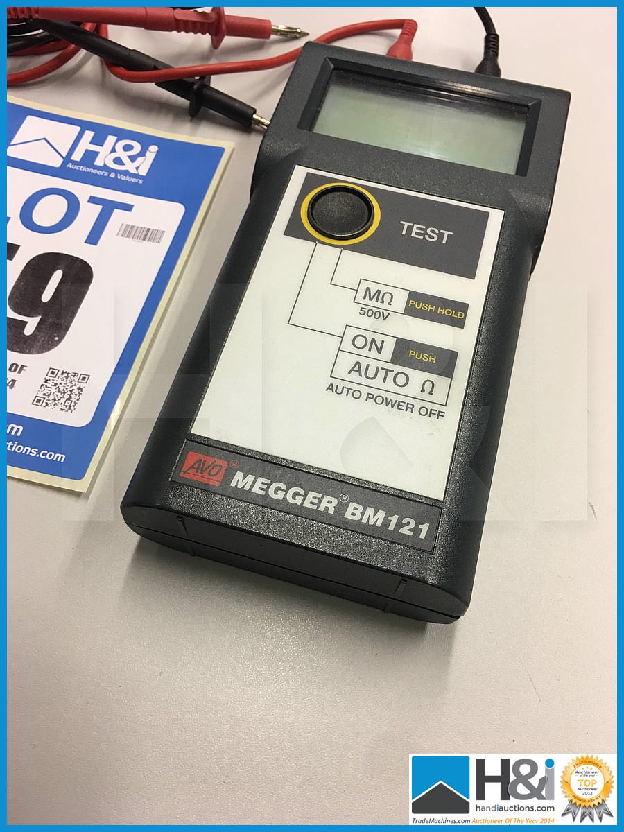 AVO Megger BM121 Tester NOTES: Please see the T&Cs & Important Info tab ...