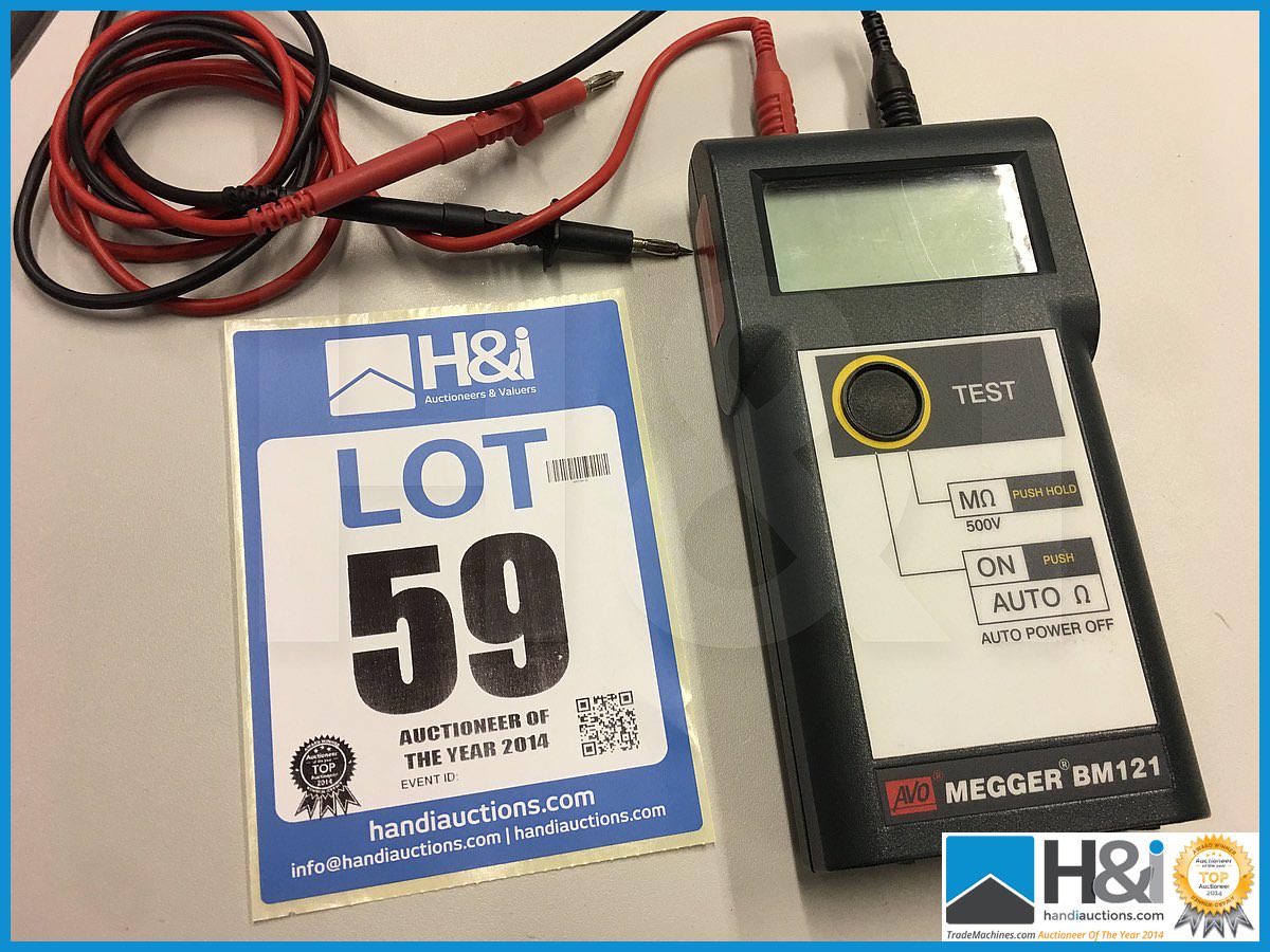 AVO Megger BM121 Tester NOTES: Please see the T&Cs & Important Info tab ...