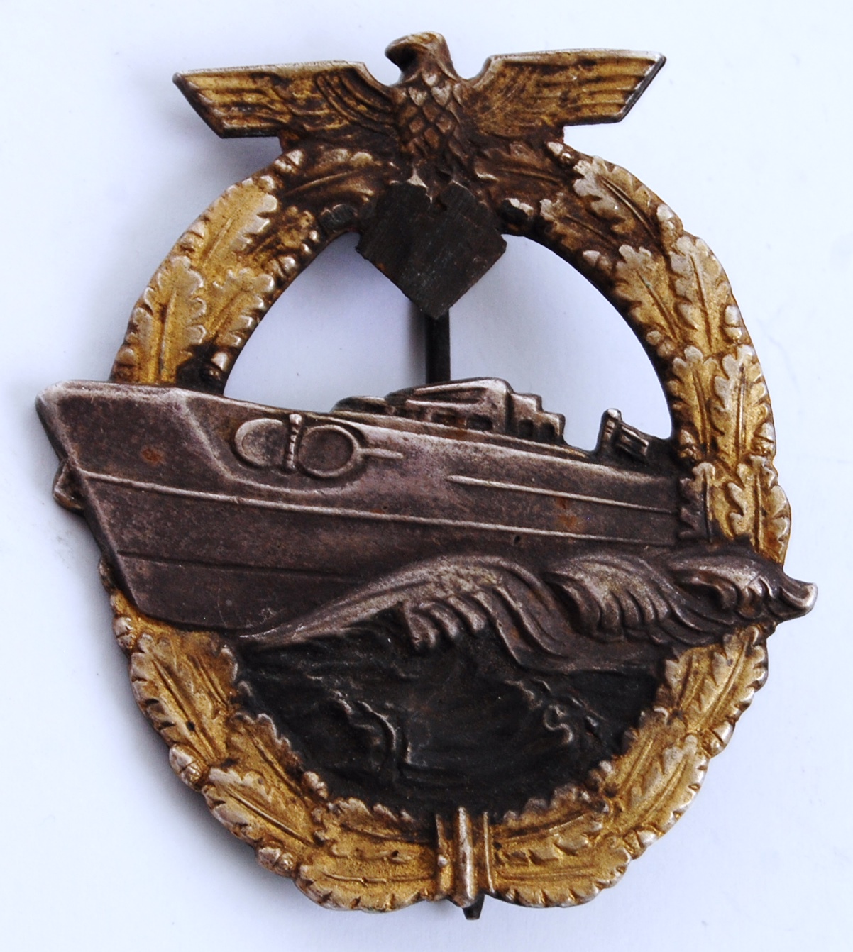 E BOAT BADGE: An original WWII Second World War German Third Reich Nazi ...