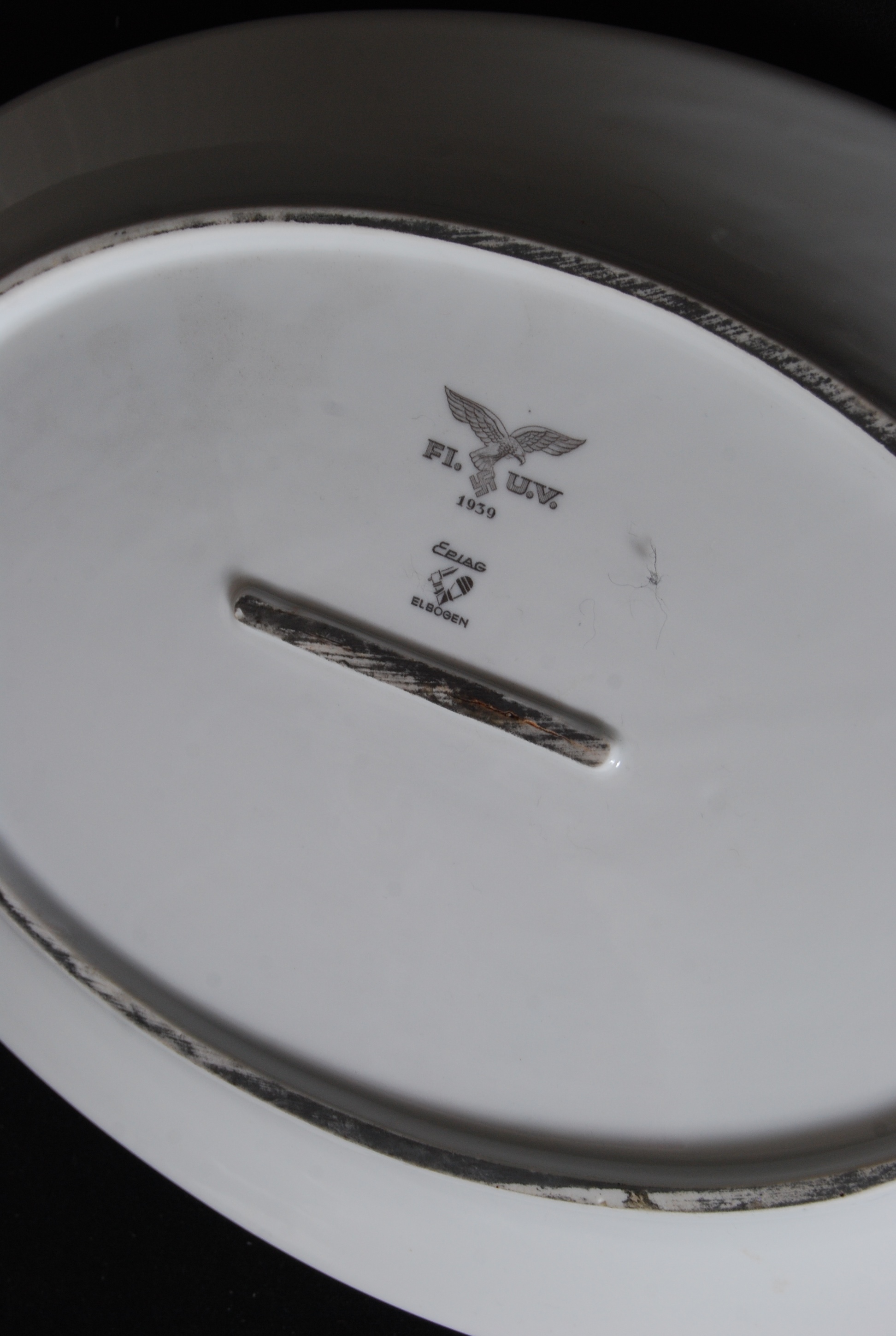 THIRD REICH PLATES; Two rare Second World War WWII Nazi Germany Third ...