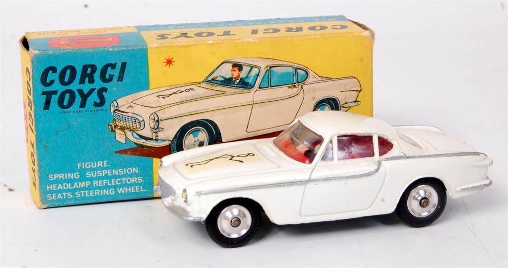 Corgi Toys, 258 The Saints Volvo P1800, white body with bonnet transfer ...